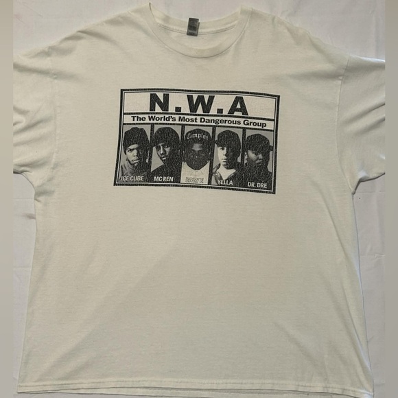 NWA | Shirts | Vintage Nwa The Worlds Most Dangerous Group Graphic Tee ...